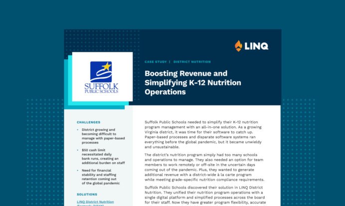 Boosting Revenue and Simplifying K-12 Nutrition Operations - LINQ | K ...