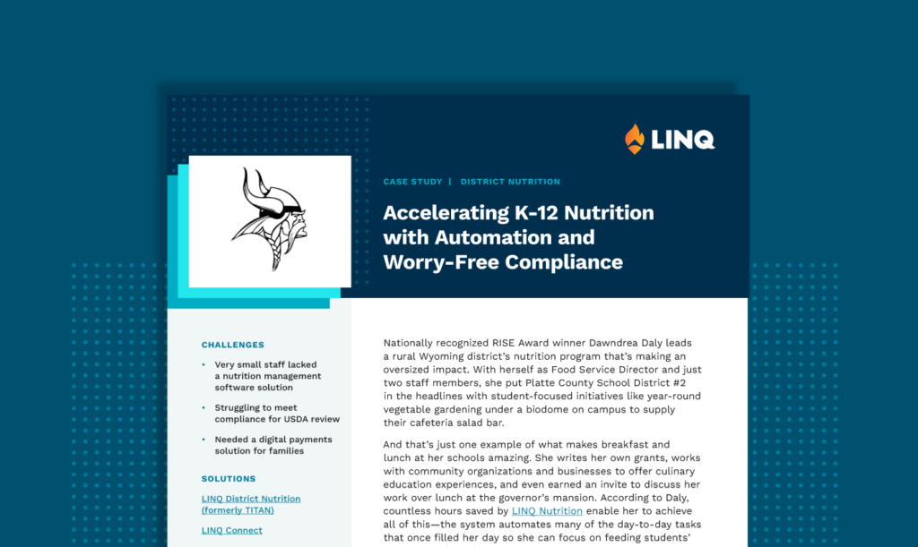 Accelerating K-12 Nutrition with Automation and Worry-Free Compliance ... Accelerating K-12 Nutrition with Automation and Worry-Free Compliance ...